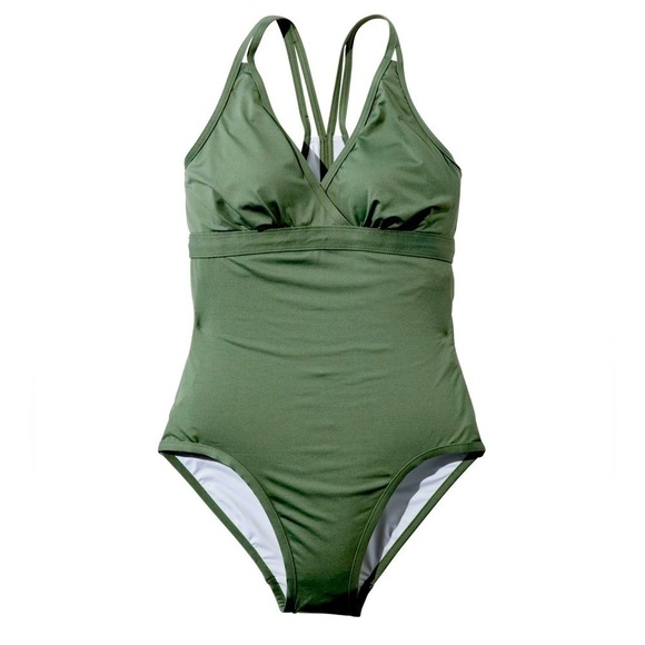 L.L. Bean | Swim | Nwt Ll Bean Onepiece Bathingsuit Size 8 Olive Green ...